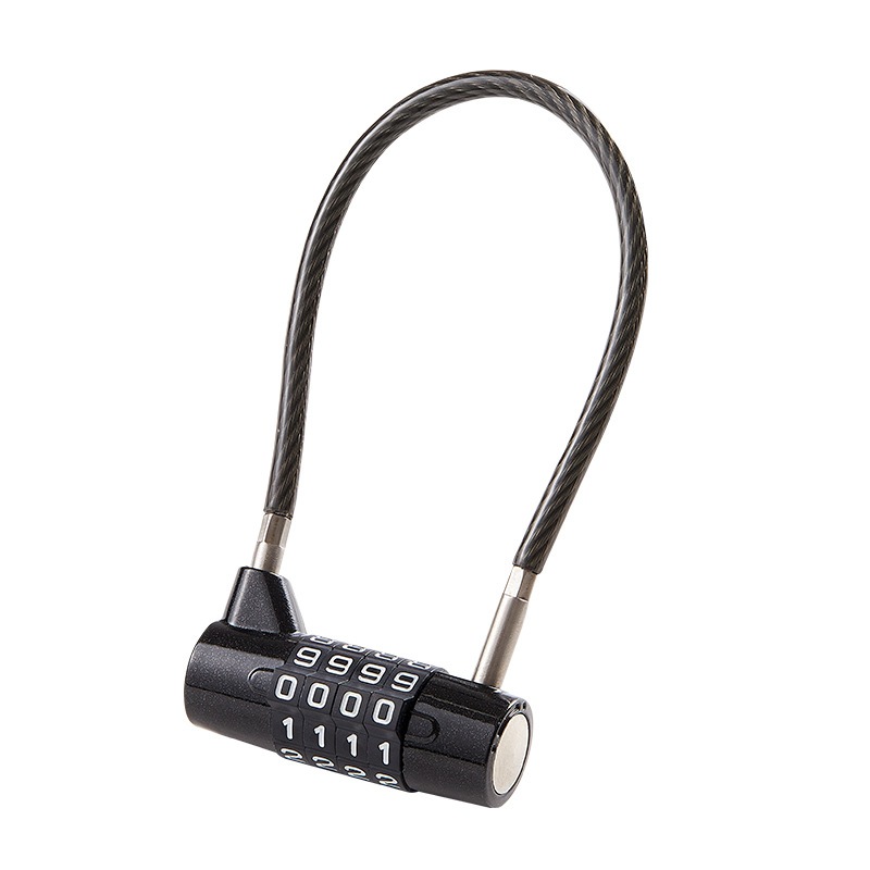 Bike Lock Anti Theft Heavy Duty 4-digit Password Padlock Multi-purpose ...