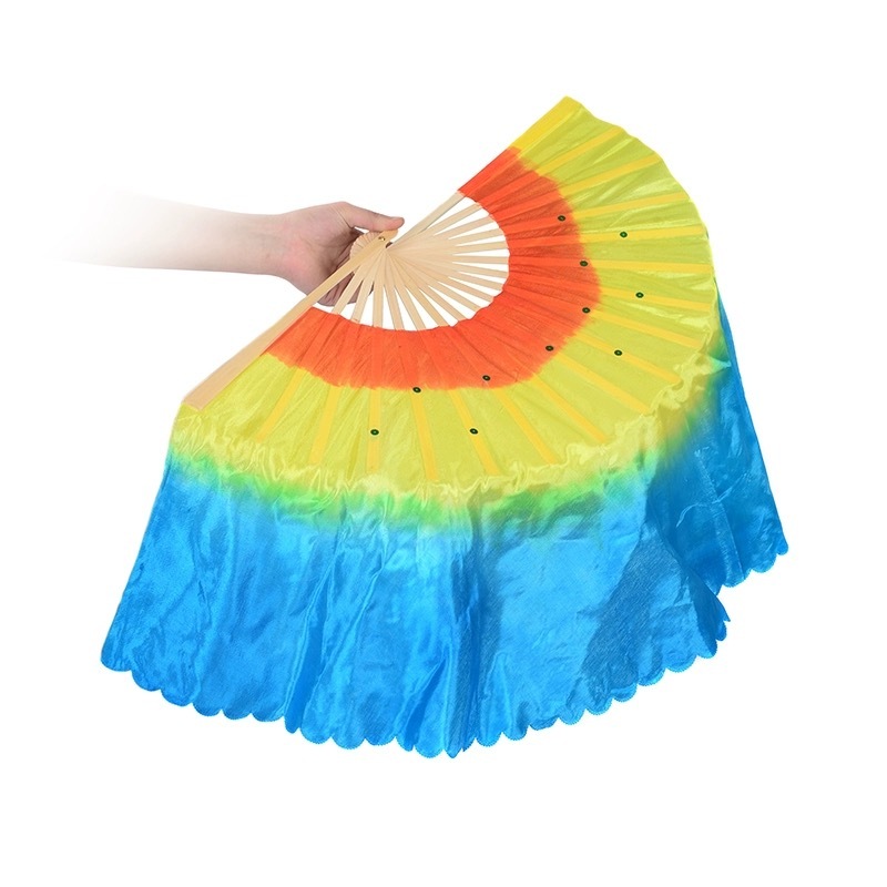 Long Fan extended fabric (dance props) Chinese Fan Dance Costume 31cm ...
