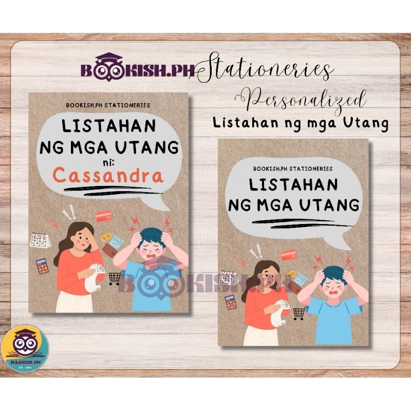 Personalized Listahan ng mga Utang (Loan Credit Tracker) | Shopee ...