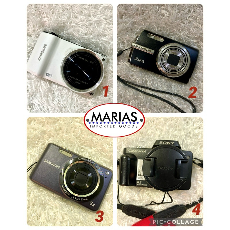 Marias Preloved / Secondhand branded digital cameras/Used | Shopee ...