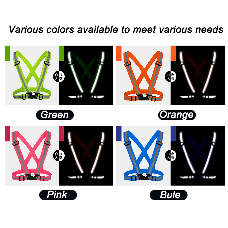Reflectorized vest Adjustable Reflective Vest security vest safety vest ...