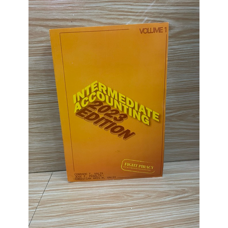 Intermediate Accounting 2023 Edition by Conrado Valix Jose Peralta ...