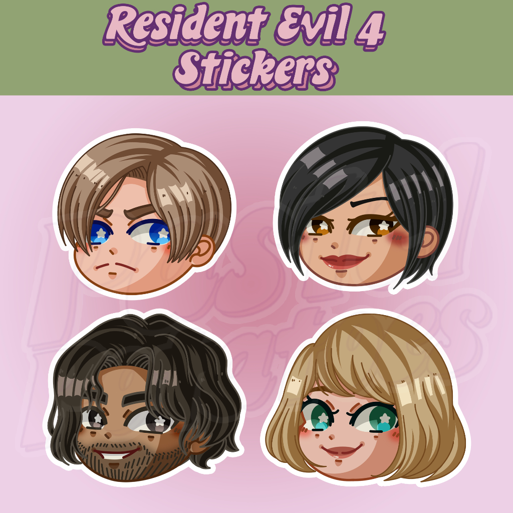 Resident Evil 4 Vinyl Stickers by Pastel Potatoes | Shopee Philippines