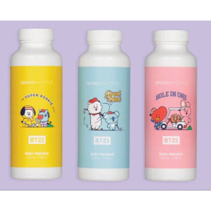 Bench Active BT21 Body Powder | Shopee Philippines