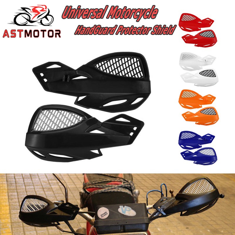 Universal Motorcycle 22mm 7/8" HandGuard Protector Shield Hand Guard ...
