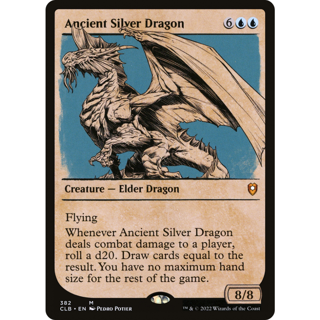 Ancient Silver Dragon Best Rating Proxy Playtest MTG Proxy | Shopee ...