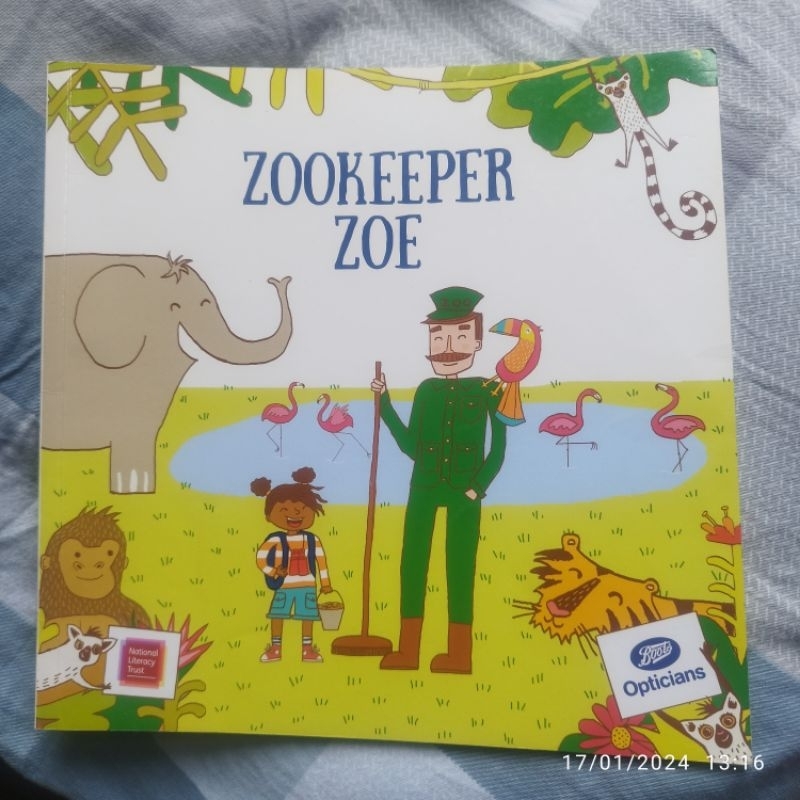 Zookeeper Zoe (national literacy trust) | Shopee Philippines