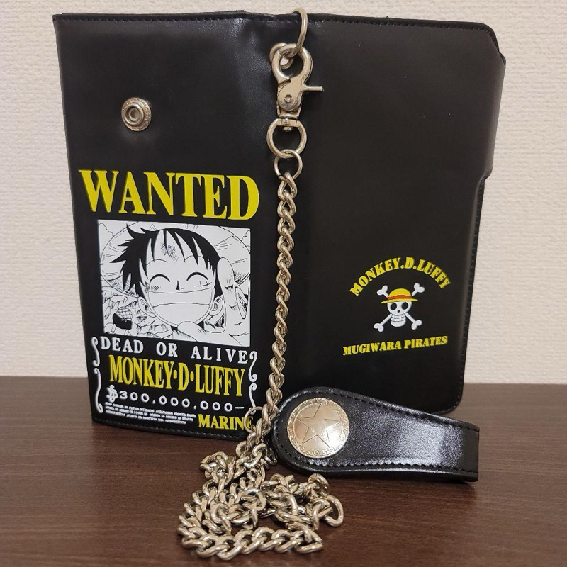 One Piece Wanted / Luffy Chopper Ace Shanks long wallet [Luffy] From ...