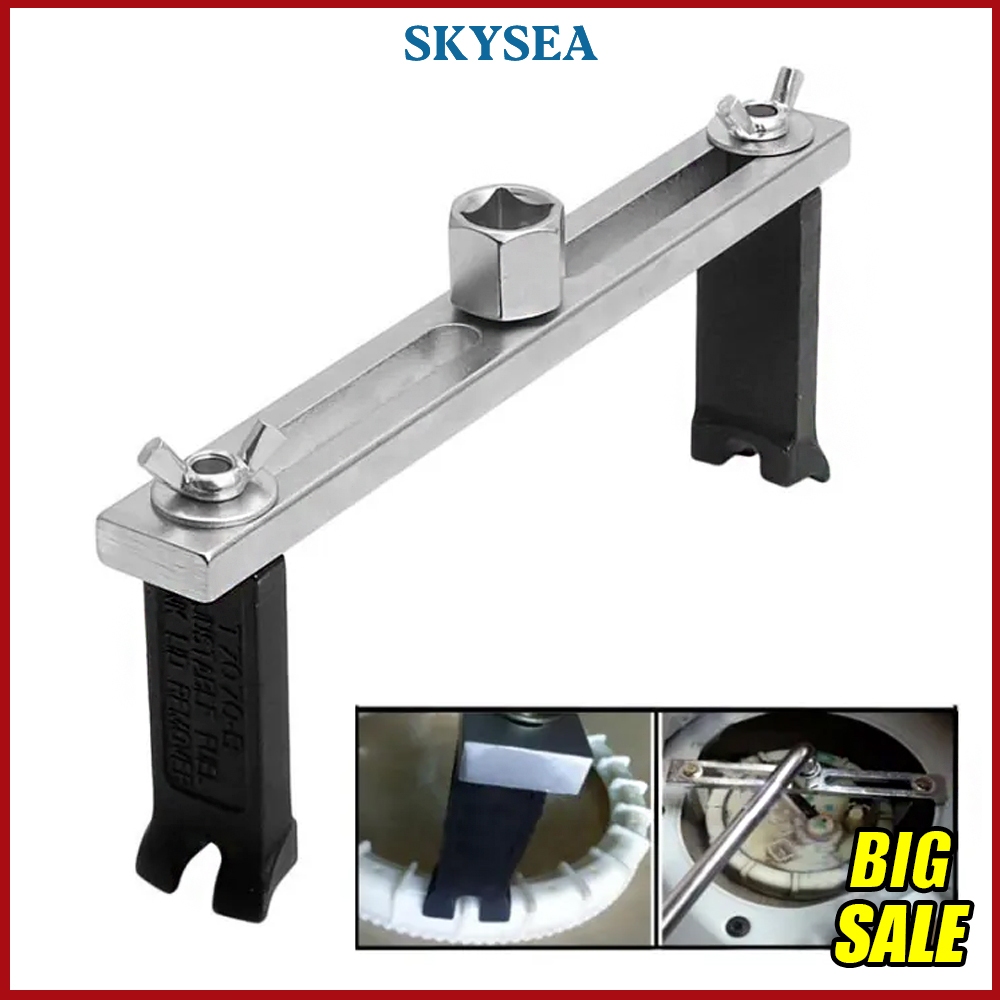Adjustable Car Vehicle Fuel Pump Lid Tank Cover Remover Spanner Wrench ...