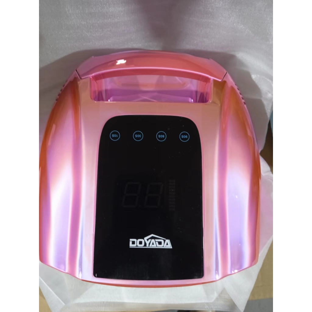 DOYADA Rechargeable 96W UV Red LED Light Nail Lamp Machine Portable Handle Cordless Gel Polish ...