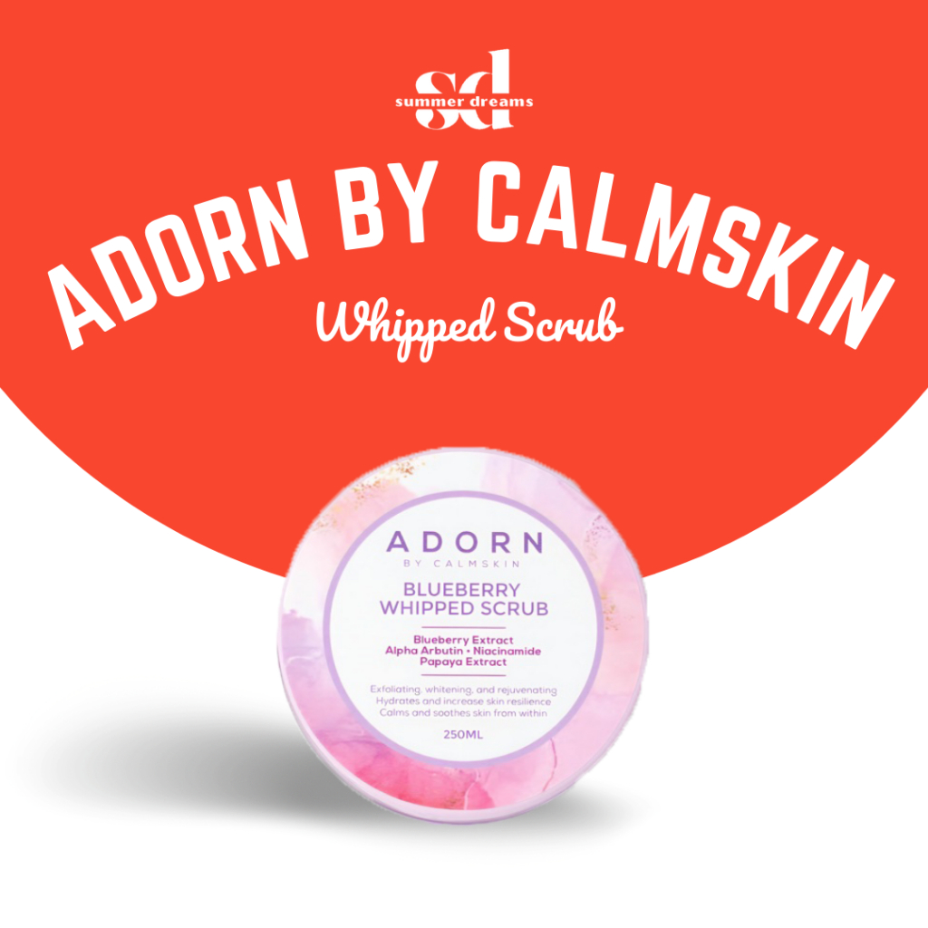 ADORN BY CALMSKIN Blueberry Whipped Scrub | Shopee Philippines