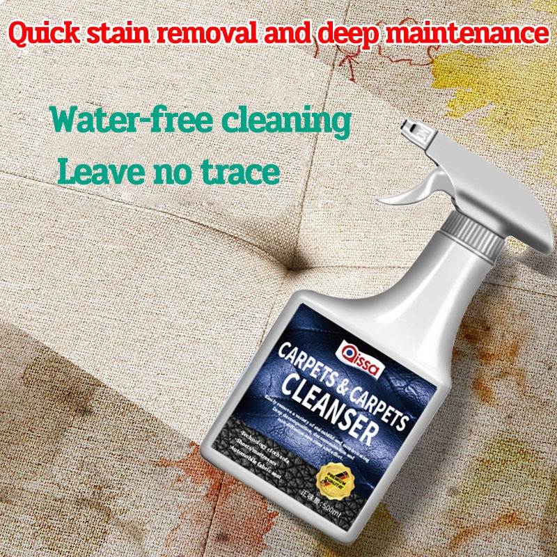 no washing foam cleaner spray sofa carpet fabric leather cleaner for sofa stain remover | Shopee ...