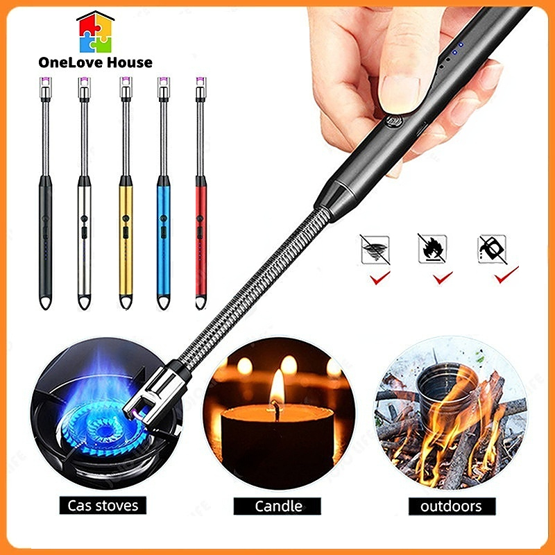 Lighter Electric Lighter Candle Lighter USB Rechargeable Lighter Arc ...