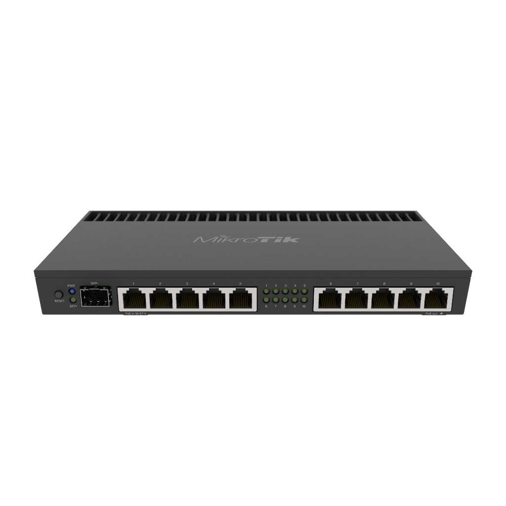MikroTik RB4011- 10-Port Gigabit and SFP+ Management Rackmount Router w ...