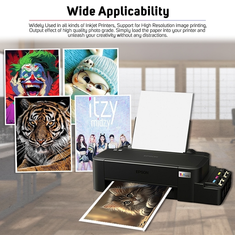 115gsm I 135gsm I 150gsm Glossy Photo Paper A4 Size QUAFF Brand (100 ...
