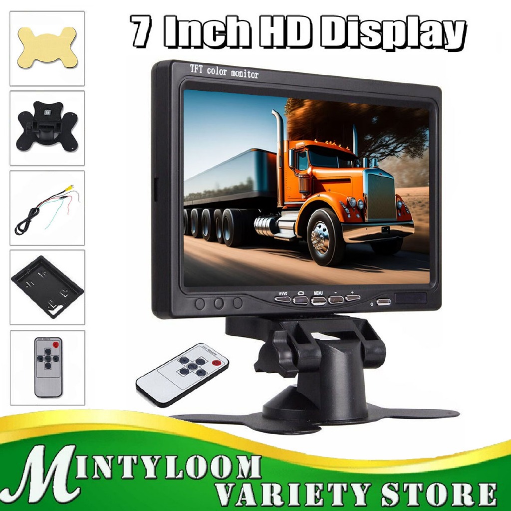 7" Pillow TFT LCD Color Monitor 12V Color HD Monitor for Car CCTV ...