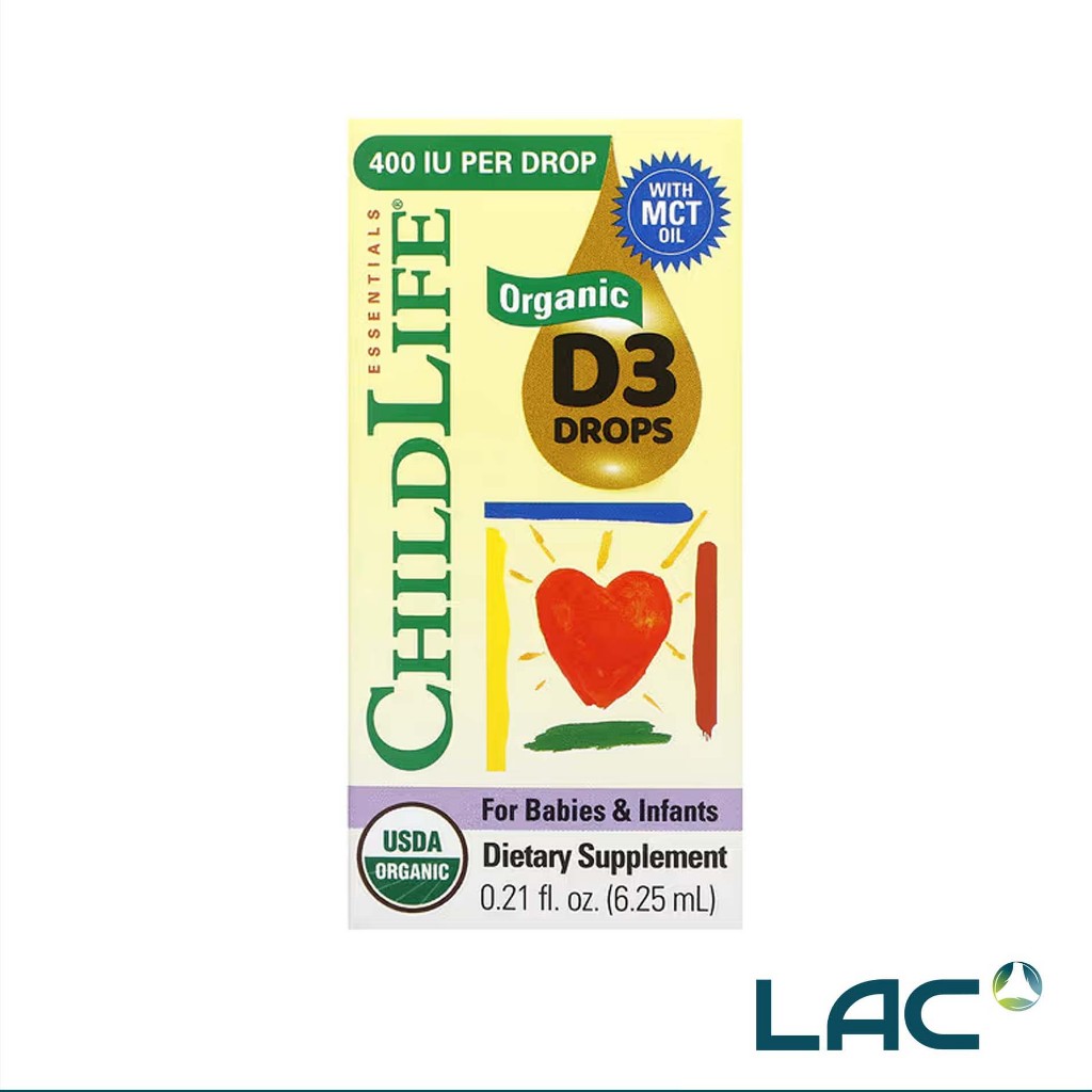 ChildLife Vitamin D3 Organic 6.25ml (Consume within May 2027) | Shopee ...