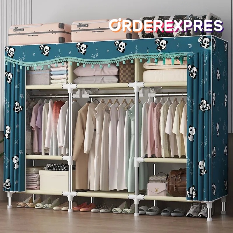 Wardrobe Clothes Storage And Organizer Wardrobe Clothes Rack Organizer ...