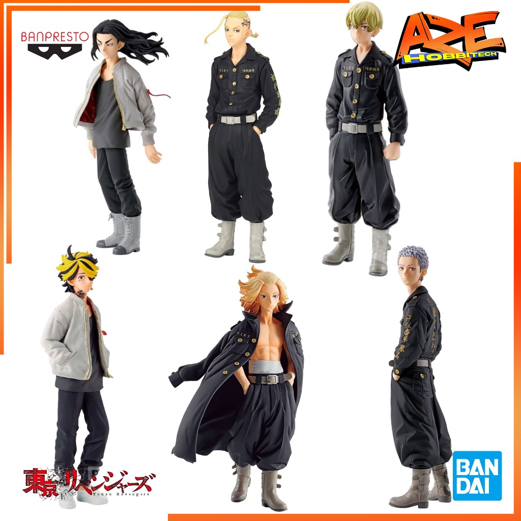 Banpresto Tokyo Revengers Tokyo Manji Gang Action Figures Bandai ...