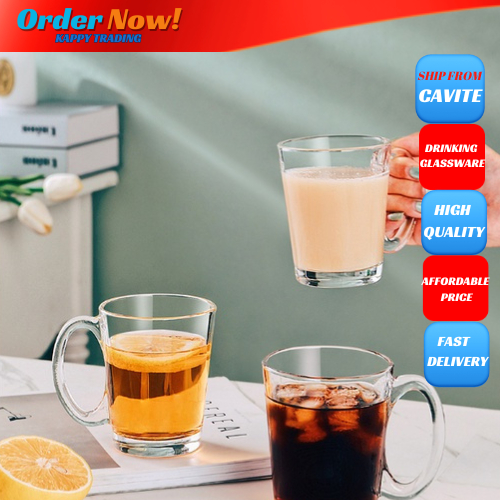Delisoga Glassware Drinking Mug Set 6pcs. 290mL ZB125 and ZB12-150 and ...