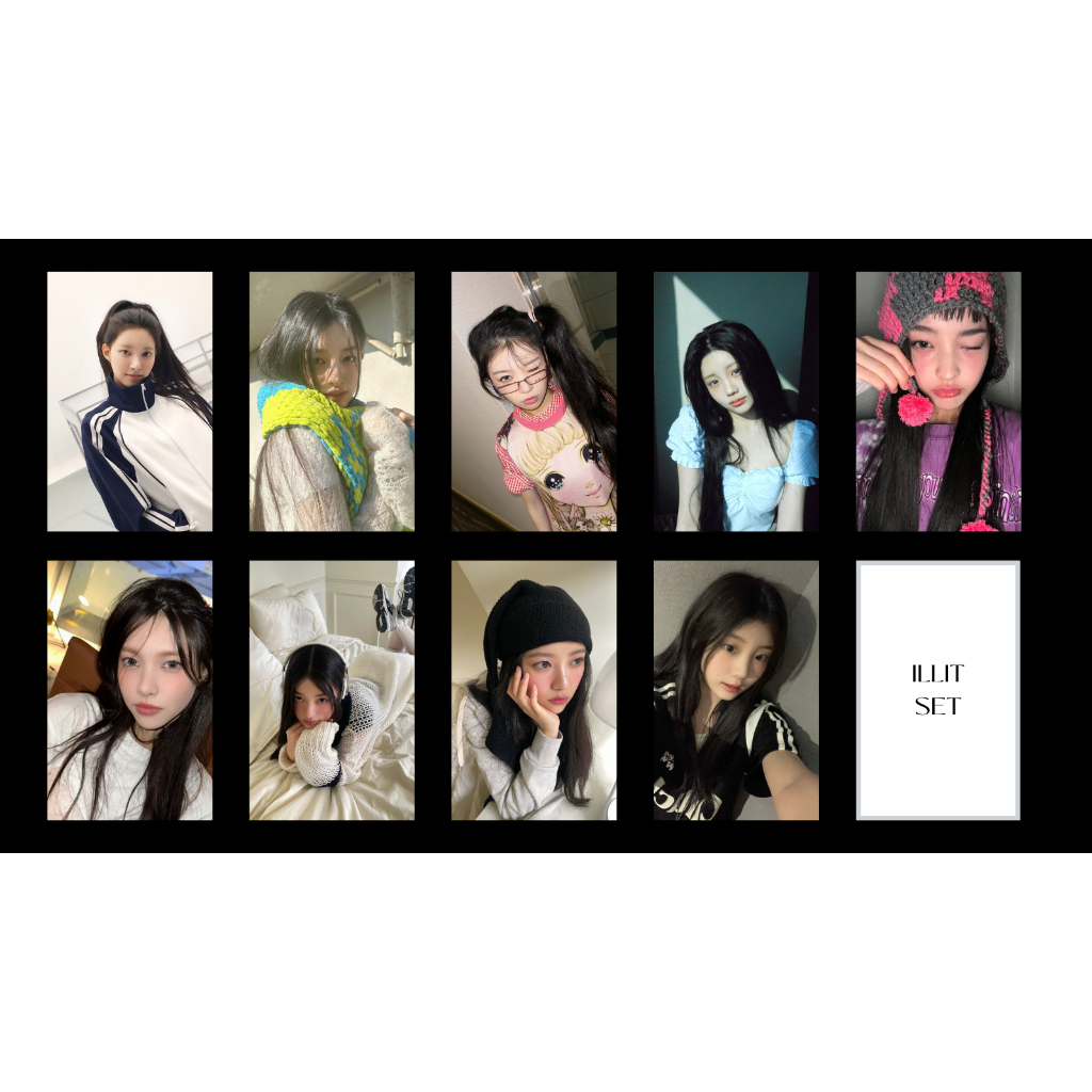 ILLIT Fan Made Photocard | Shopee Philippines