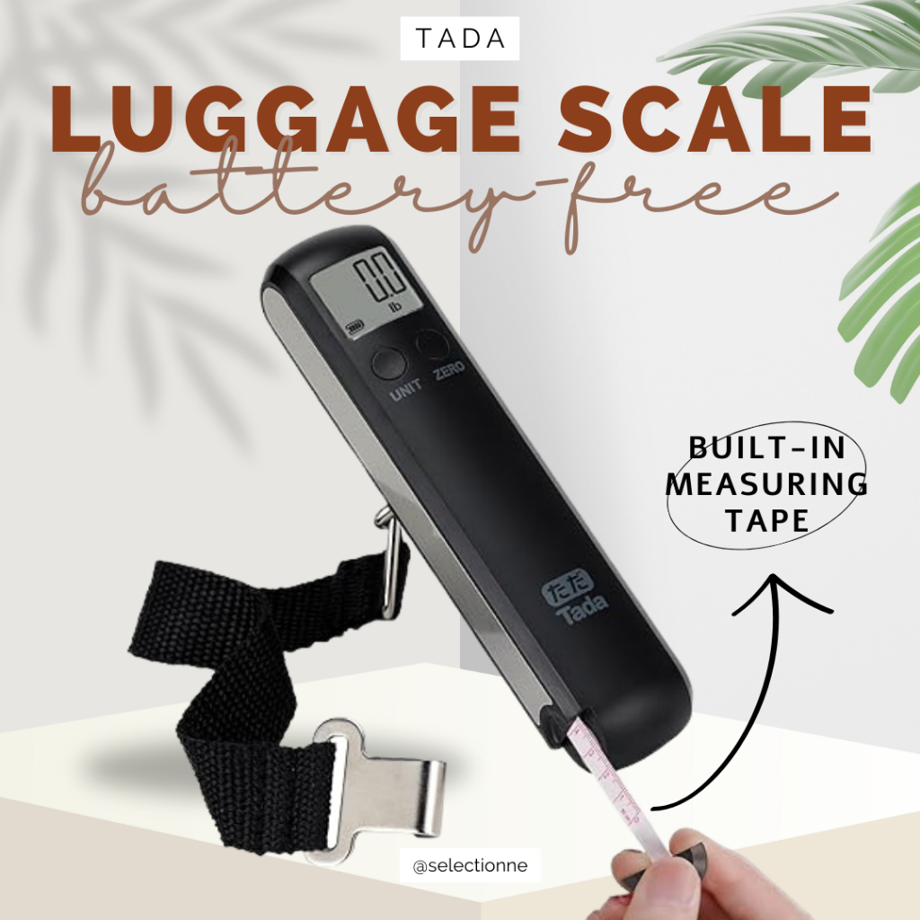 Travel Luggage Scale Battery-Free Portable Digital Hanging Hand Baggage ...
