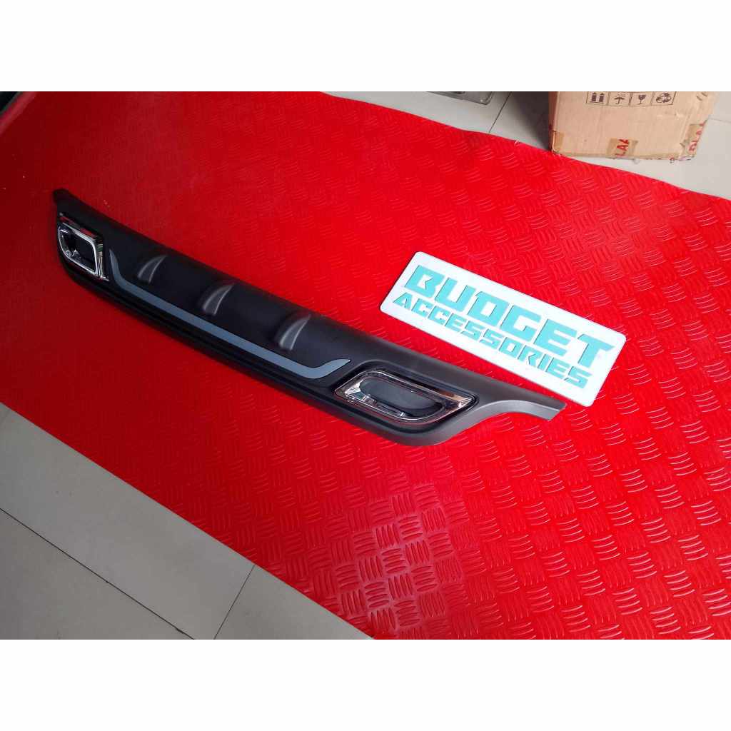 Toyota Vios 2019 to 2023 Rear Bumper Diffuser Black | Shopee Philippines
