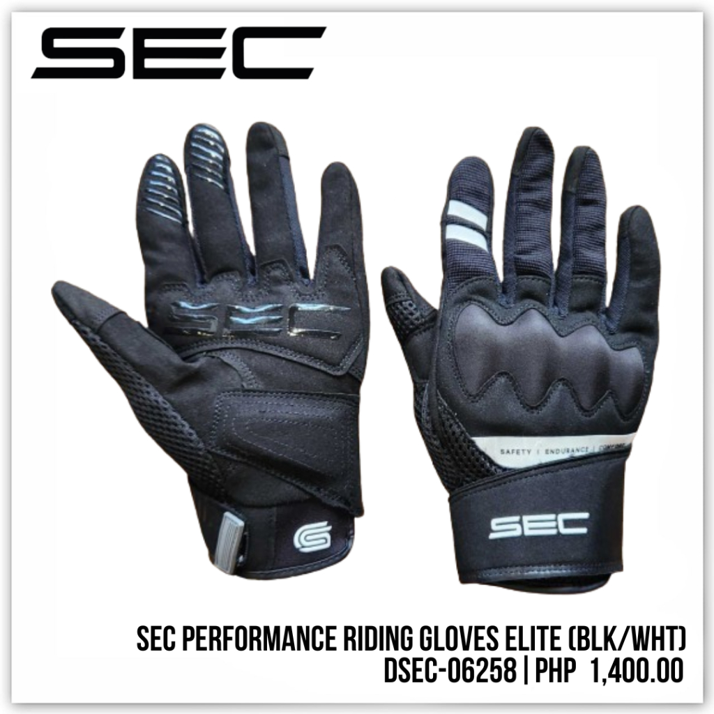 SEC Performance Riding Gloves Elite | Shopee Philippines