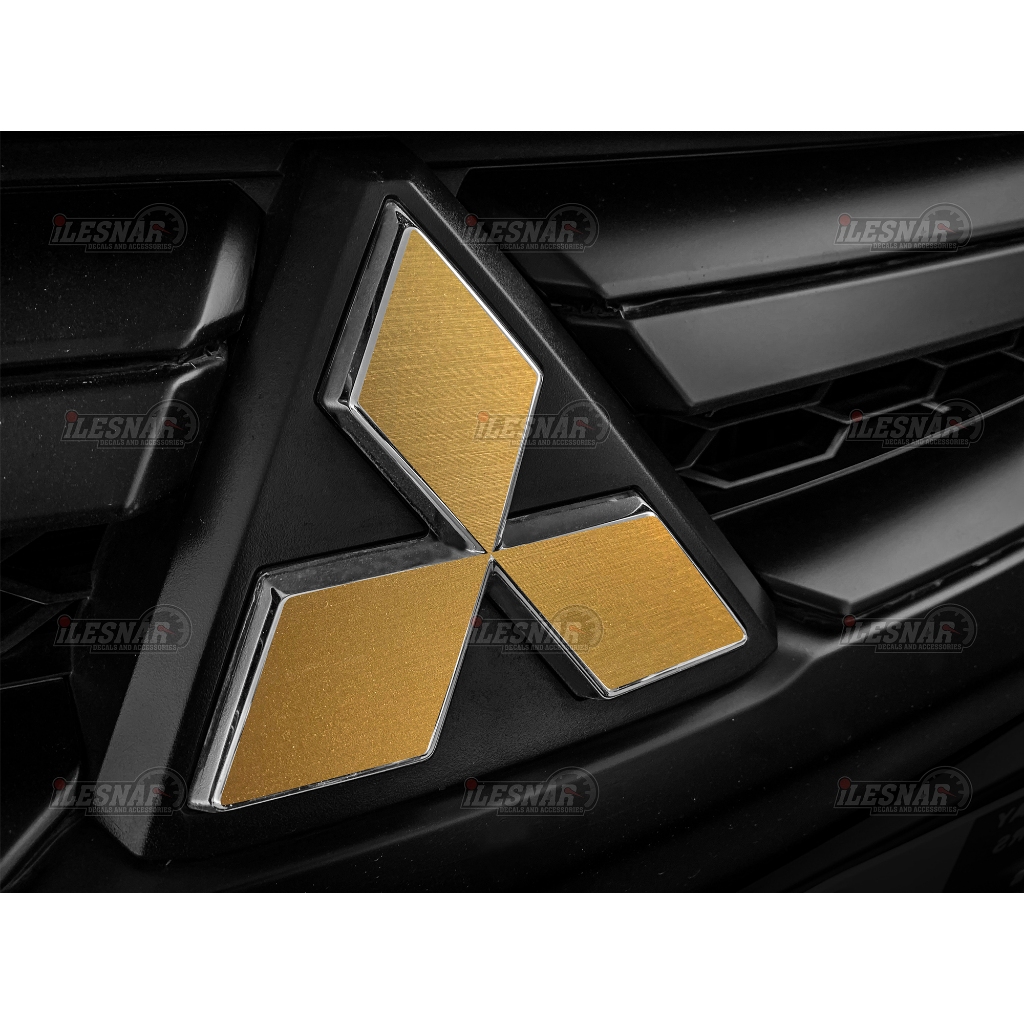 Mitsubishi Triton 2019-2023 Front and Rear Logo Decal Sticker | Shopee ...