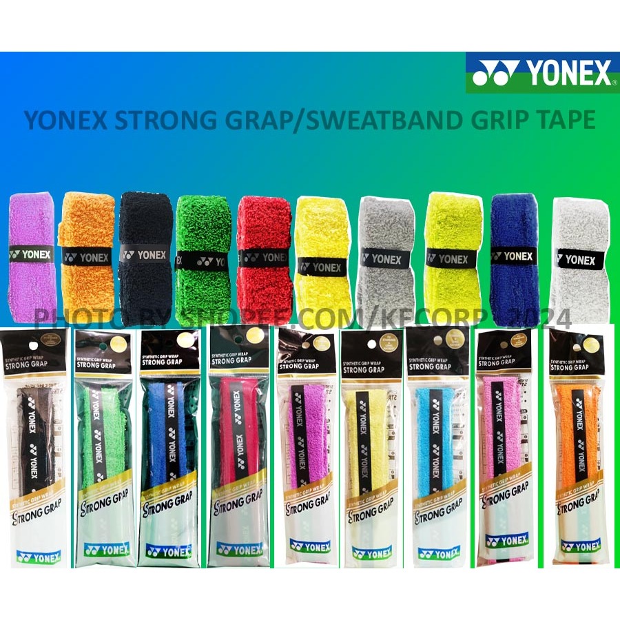 Yonex (Towel Grip Sweat Band / Towel Syntheric Wrap Strong Grap ...