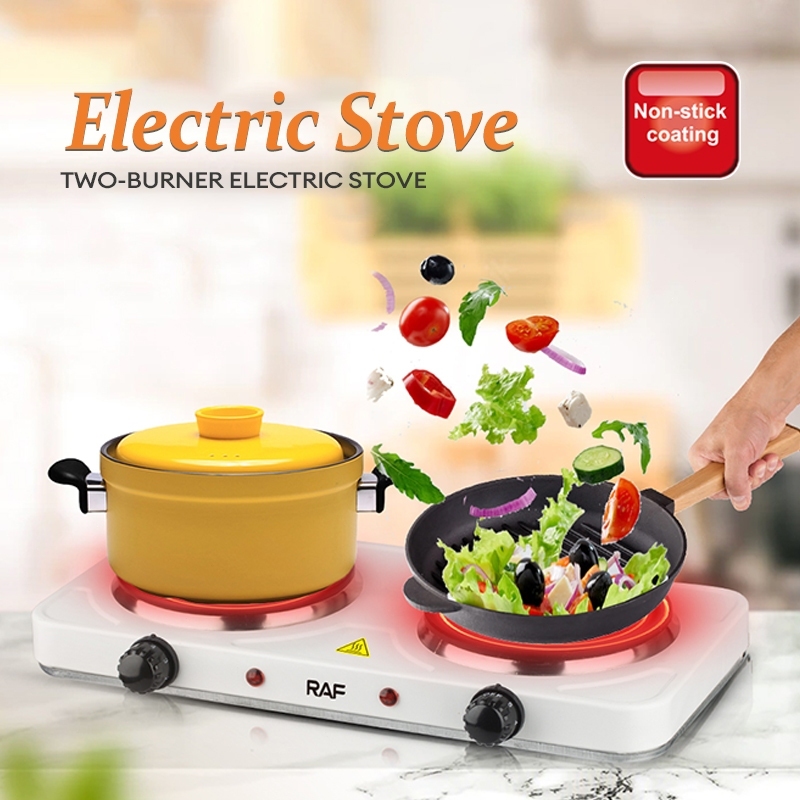 KIMH Double Burner Hot Plate Electric Cooking Stove 2000W | Shopee ...