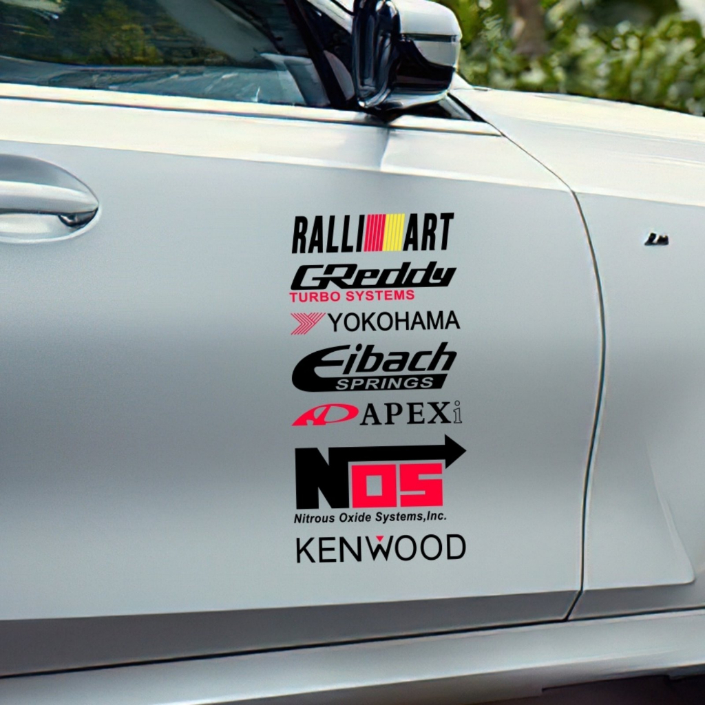B-63 Car RALLIART Racing Development Sticker Decals | Shopee Philippines