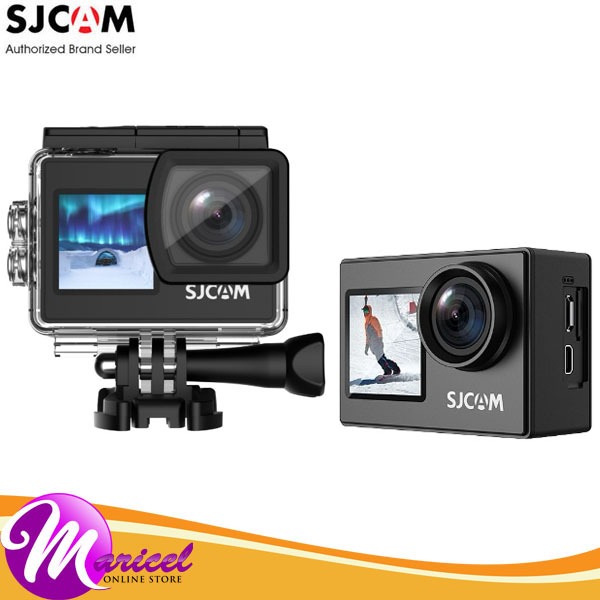 SJCAM SJ4000 Dual Screen 4K 16MP Ultra HD WiFi Action Camera with Waterproof Case | Shopee ...