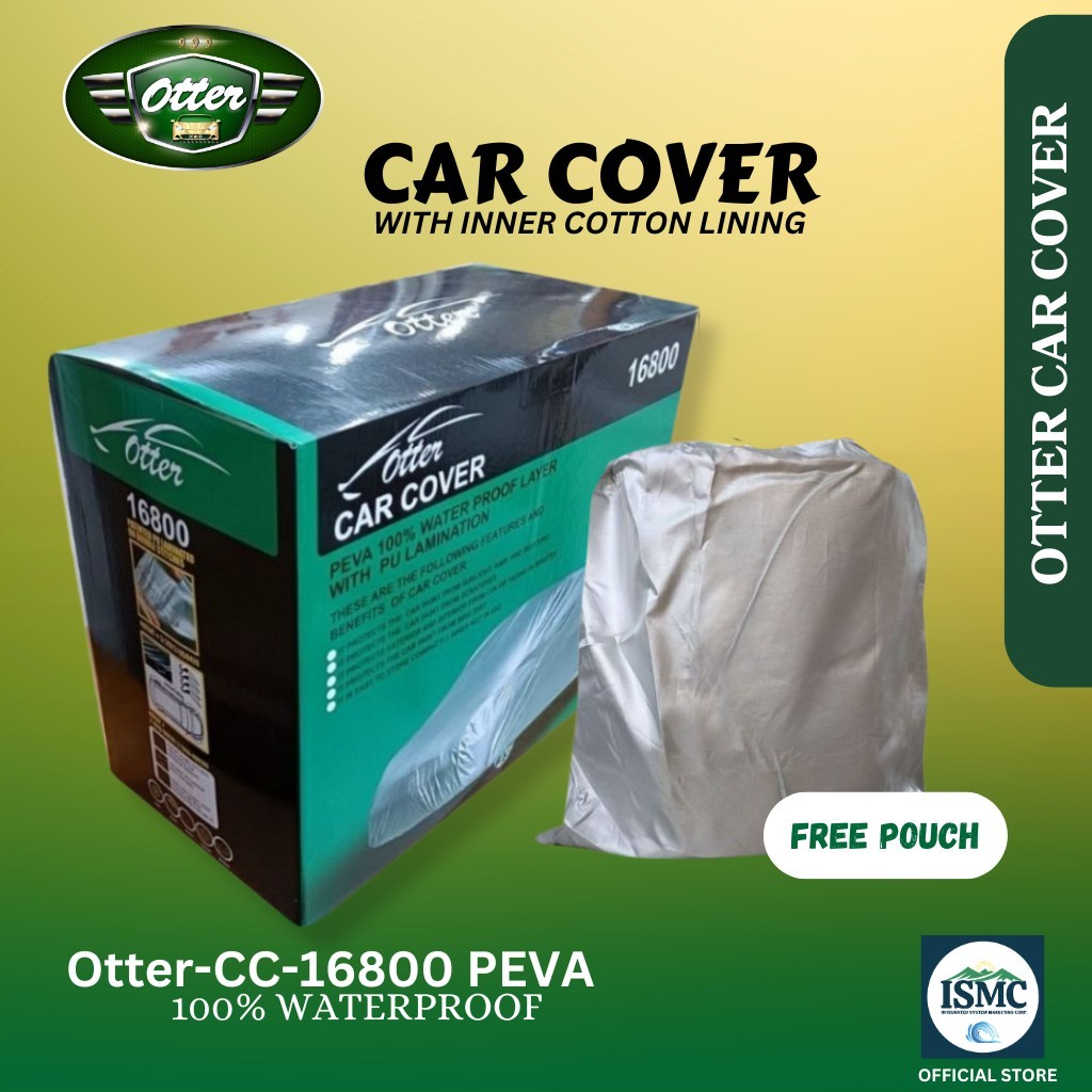 OTTER Car Cover PEVA 16800 100% Waterproof Layers with PU Laminated ...