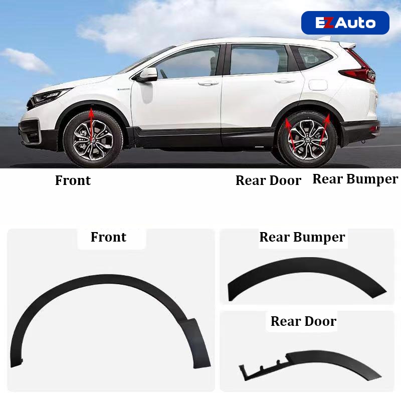 Honda CRV Wheel Eyebrow/2017-2022/5th Gen/Facelift/Bumper Trim/Wheel ...