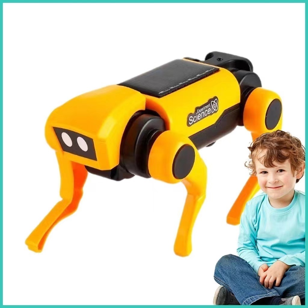 Smart Sensor Self-Install DIY Intelligent Robot Dog Toys Solar Powered ...