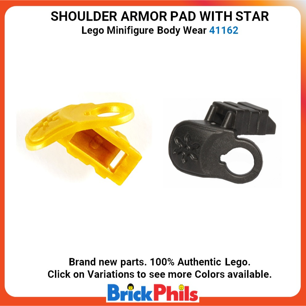 Lego Minifig Body Wear 41162 - Shoulder Armor Pad with Star Lettering ...