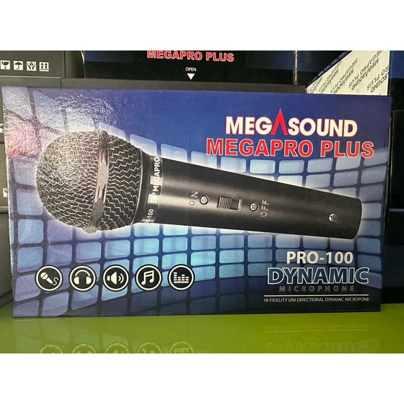 Megapro Plus MP100 Dynamic Microphone | Shopee Philippines