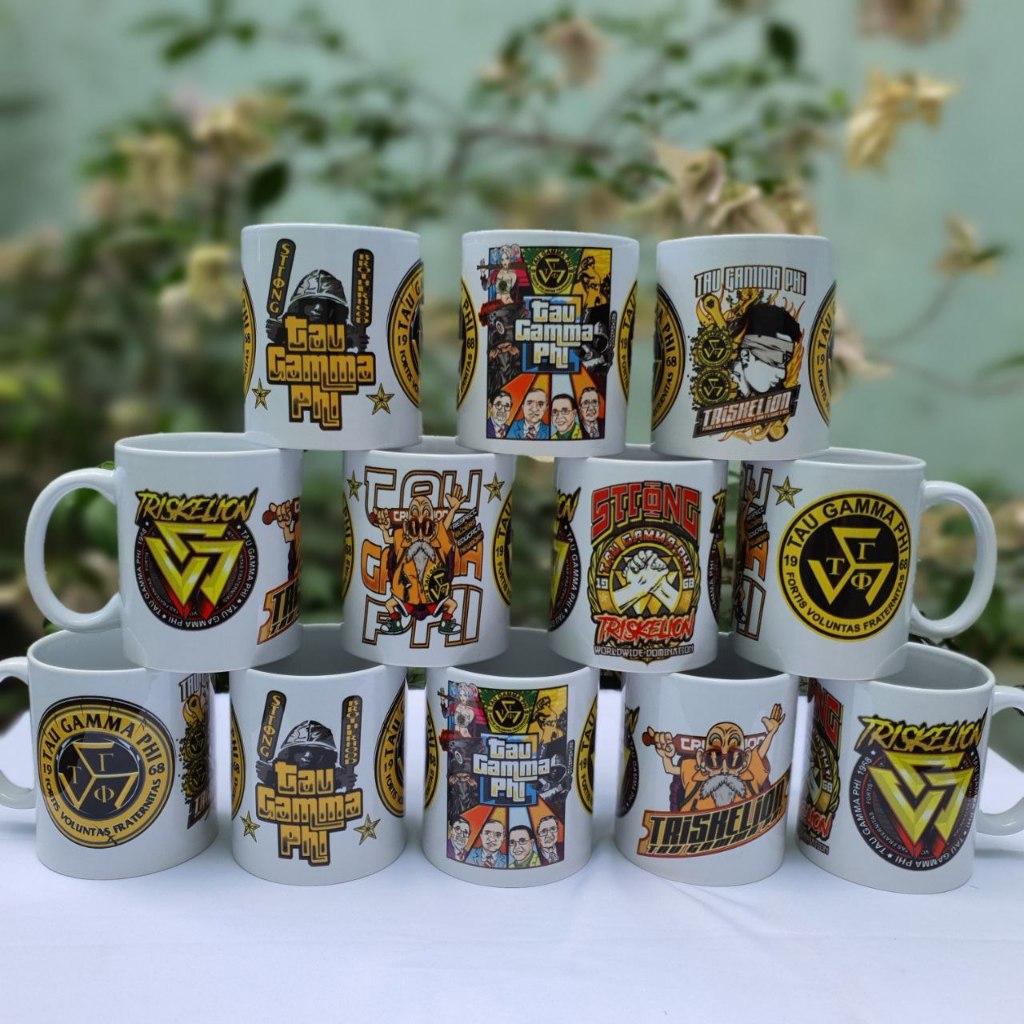 TRISKELION TAU GAMMA PHI COFFEE MUG (FREE STICKER) | Shopee Philippines