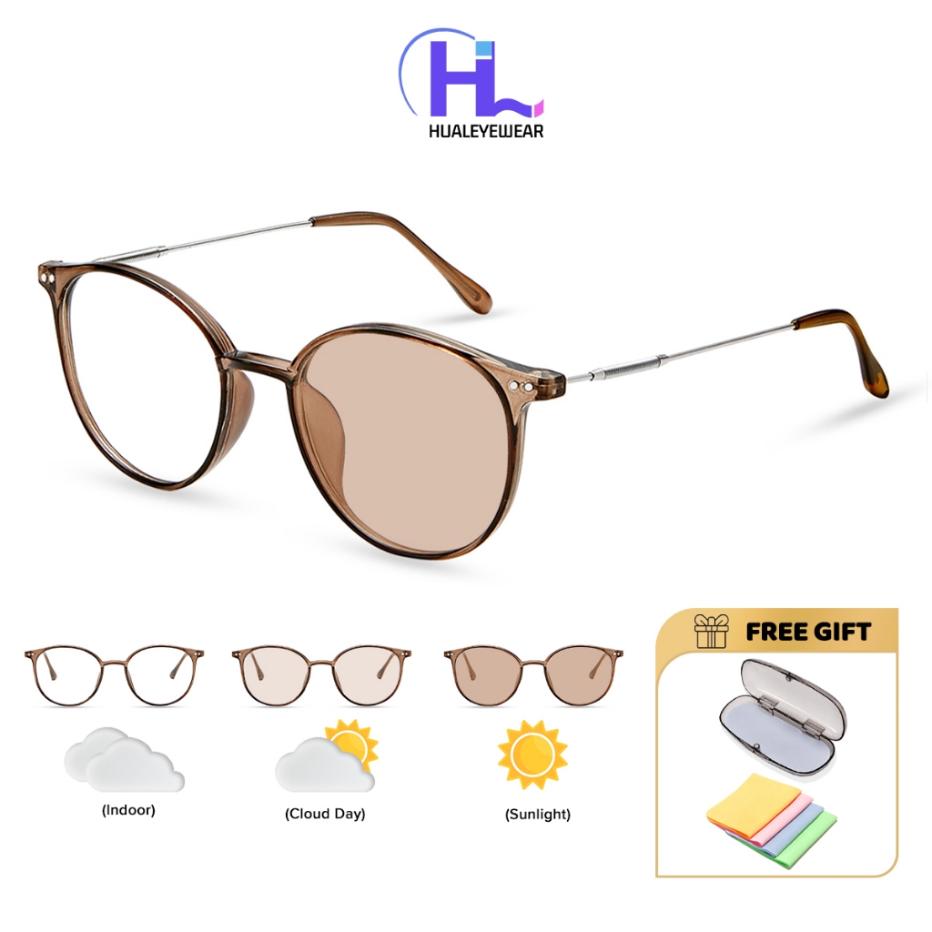 HL Photochromic Anti Blue Light Radiation Computer Glasses Eye ...