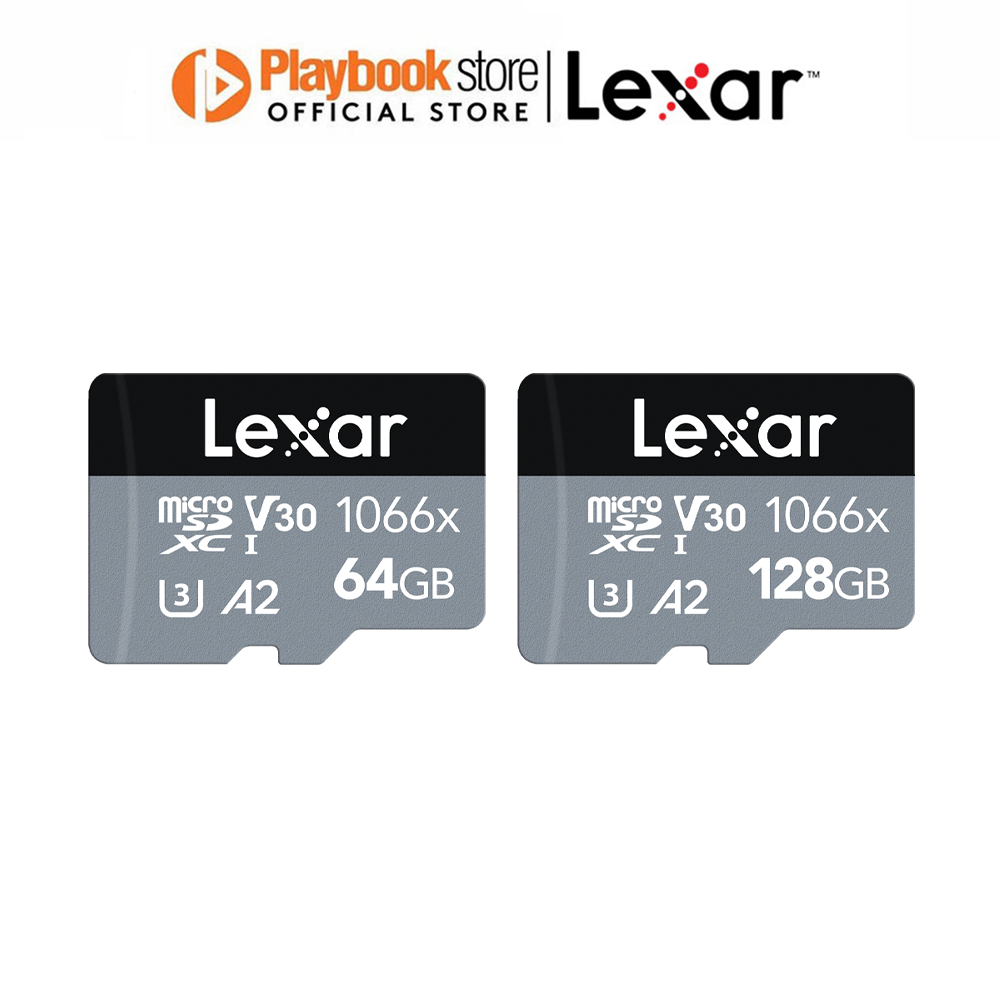 Lexar Professional 1066x 64GB/128GB Silver MicroSDXC UHS-I Micro SD ...
