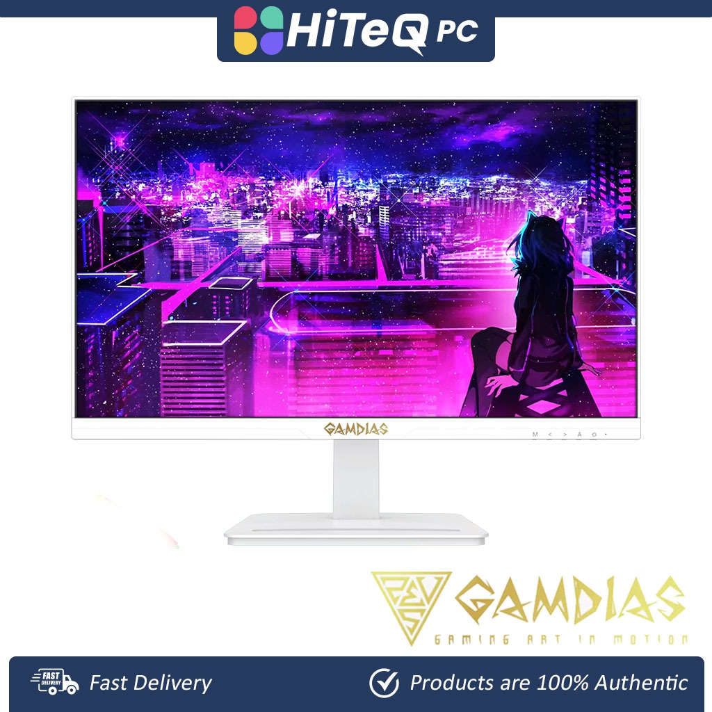 HiteqPC | 23.8" White Gaming Monitor 165Hz 0.5ms IPS Panel - Gamdias ...