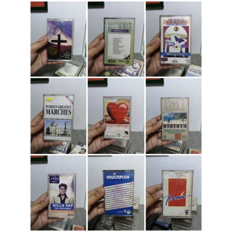 (W7-4) Random Collectibles Cassette Tapes | Shopee Philippines