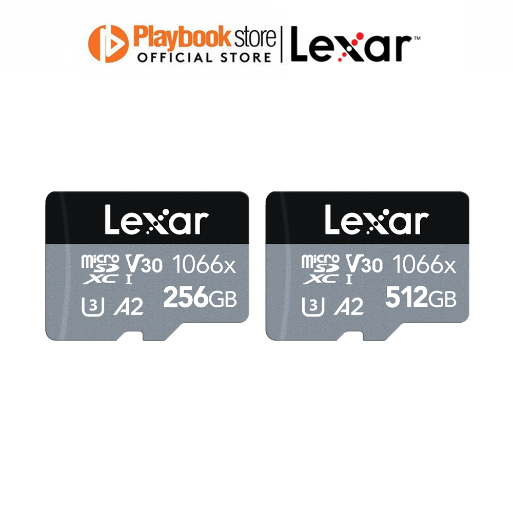 Lexar Professional 1066x 256GB/512GB Silver MicroSDXC UHS-I Micro SD ...