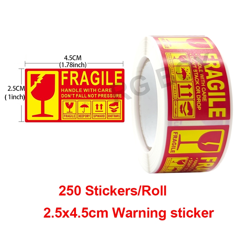 Self adhesive labels sealed packaging labels thank you stickers fragile ...