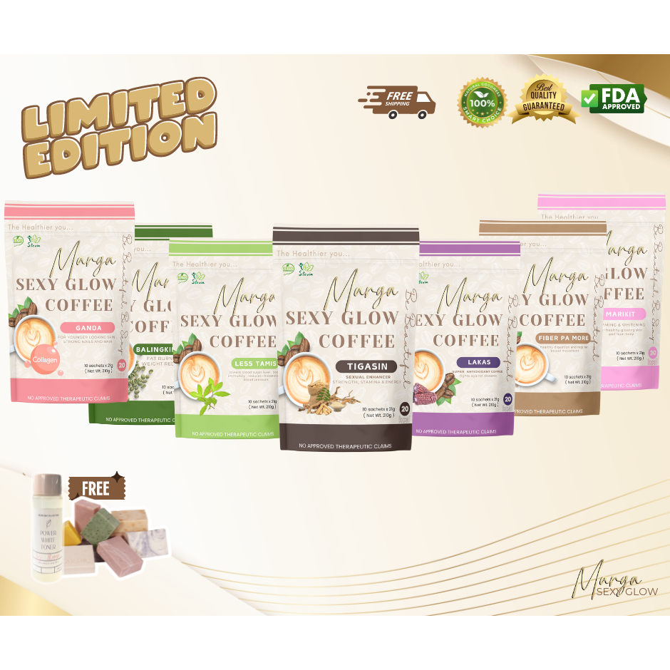 MARGA SEXY GLOW COFFEE: FIBER PA MORE WITH CHIA SEEDS -- FOR A HEALTHY ...