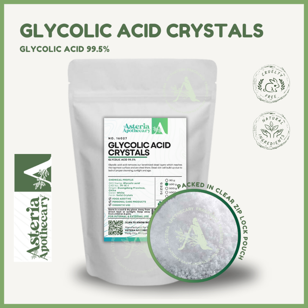 Glycolic Acid Powder 30g & 100g - Asteria Apothecary | Shopee Philippines