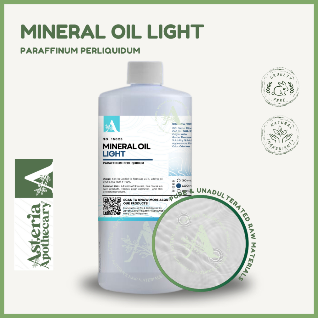 Mineral Oil Light USP Grade / Light Liquid Paraffin (Refined)250ml,500ml,1Liter - Asteria ...
