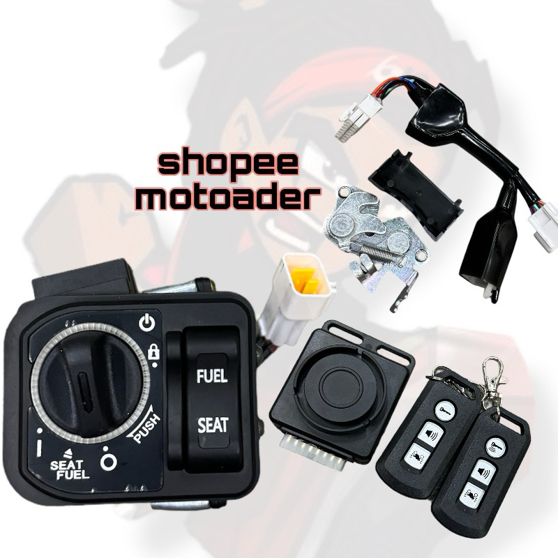 keyless honda Click 125i 150i Ignition swtich smart key with alarm ...