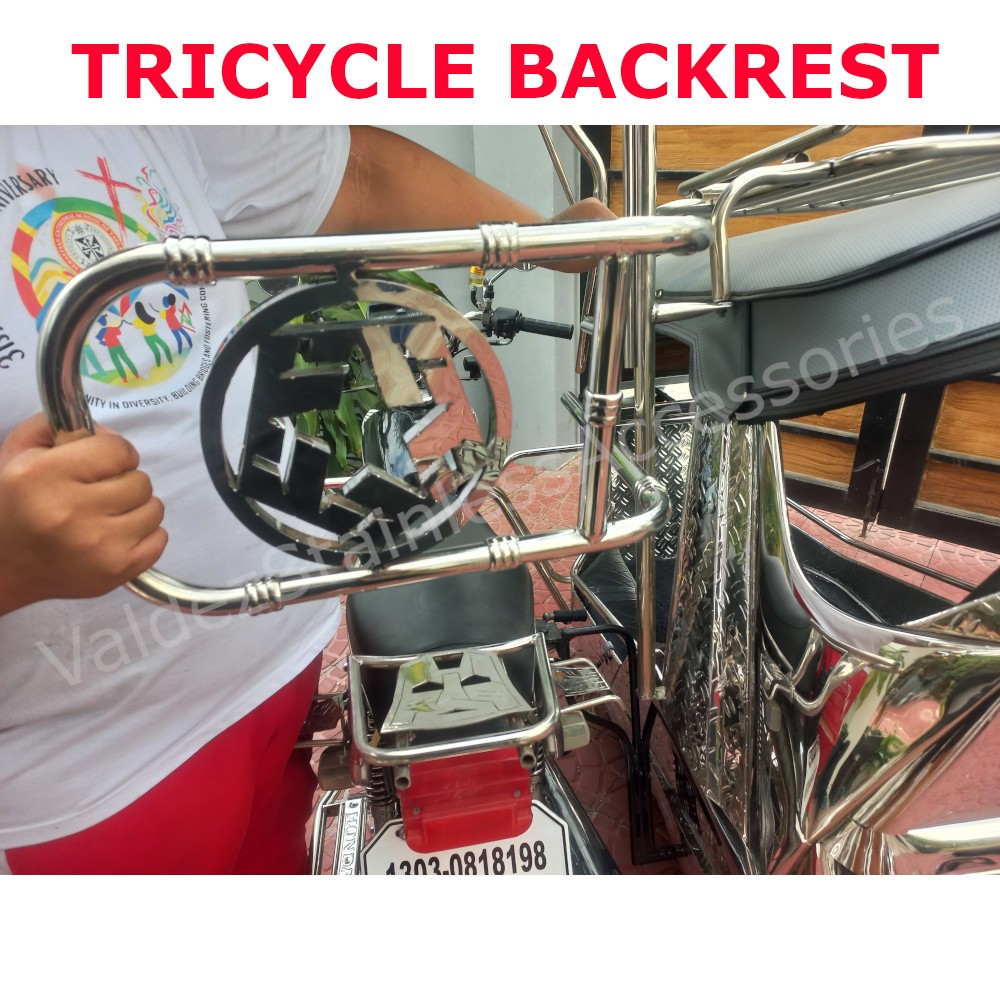 NEW STAINLESS TRICYCLE , SIDECAR BACKREST "TRIBAL" | Shopee Philippines